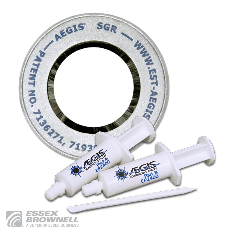 AEGIS® SHAFT GROUNDING RINGS SOLID RING EPOXY MOUNTED | Essex Brownell
