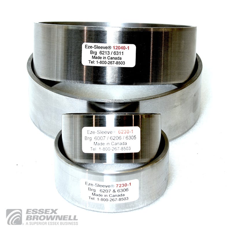 Repair Sleeves, Endbell, Steel, Bearing Sizes: 6022/6219/6316 | Essex ...