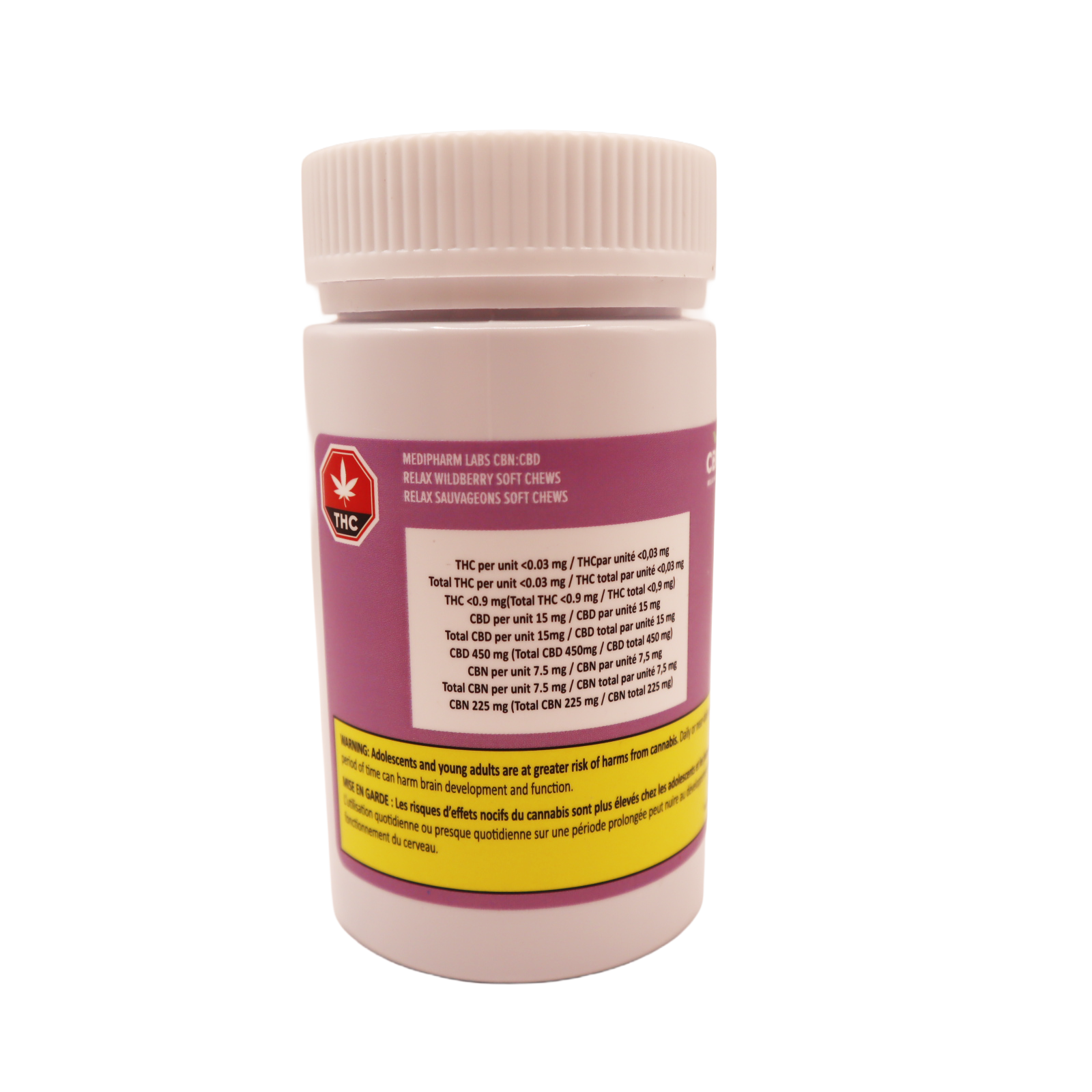 CBN:CBD Wildberry Soft Chews (30ct) | Recover Cann