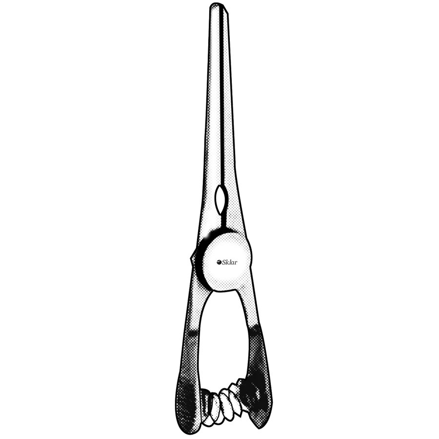 52-1471 Sklar® Jacobson Bulldog Clamp - Curved, 5