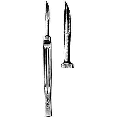 41-1264 Sklar® Joseph Double-Edged Nasal Knife - Curved, Sma... | Sklar ...
