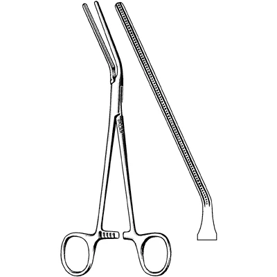 52-6740c Sklar DeBakey Clamp CensiTrac Marked Angled | Sklar Corporation