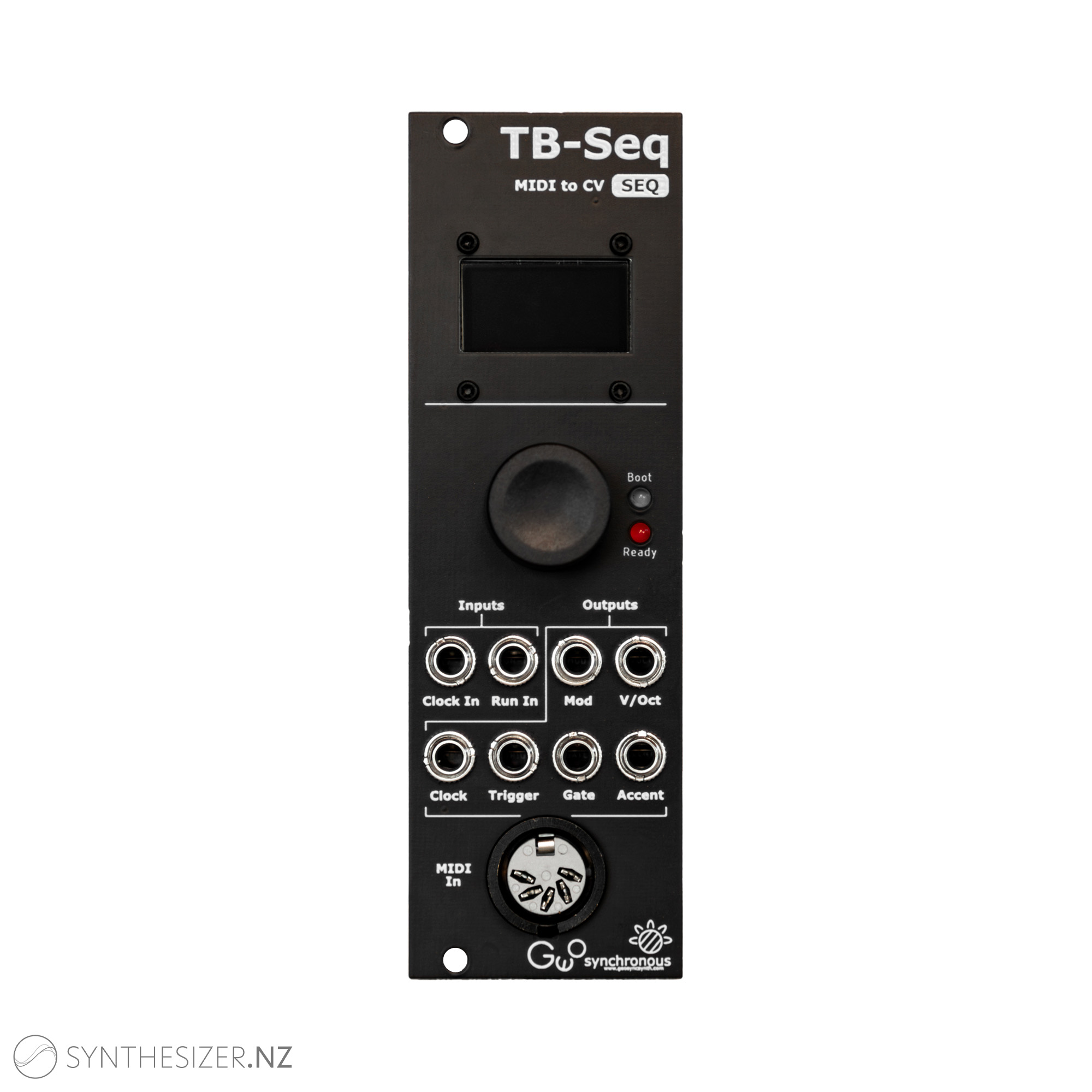 Geosynchronous Synths TB-SEQ a Midi to CV Converter for Eurorack - Synthesizer New Zealand