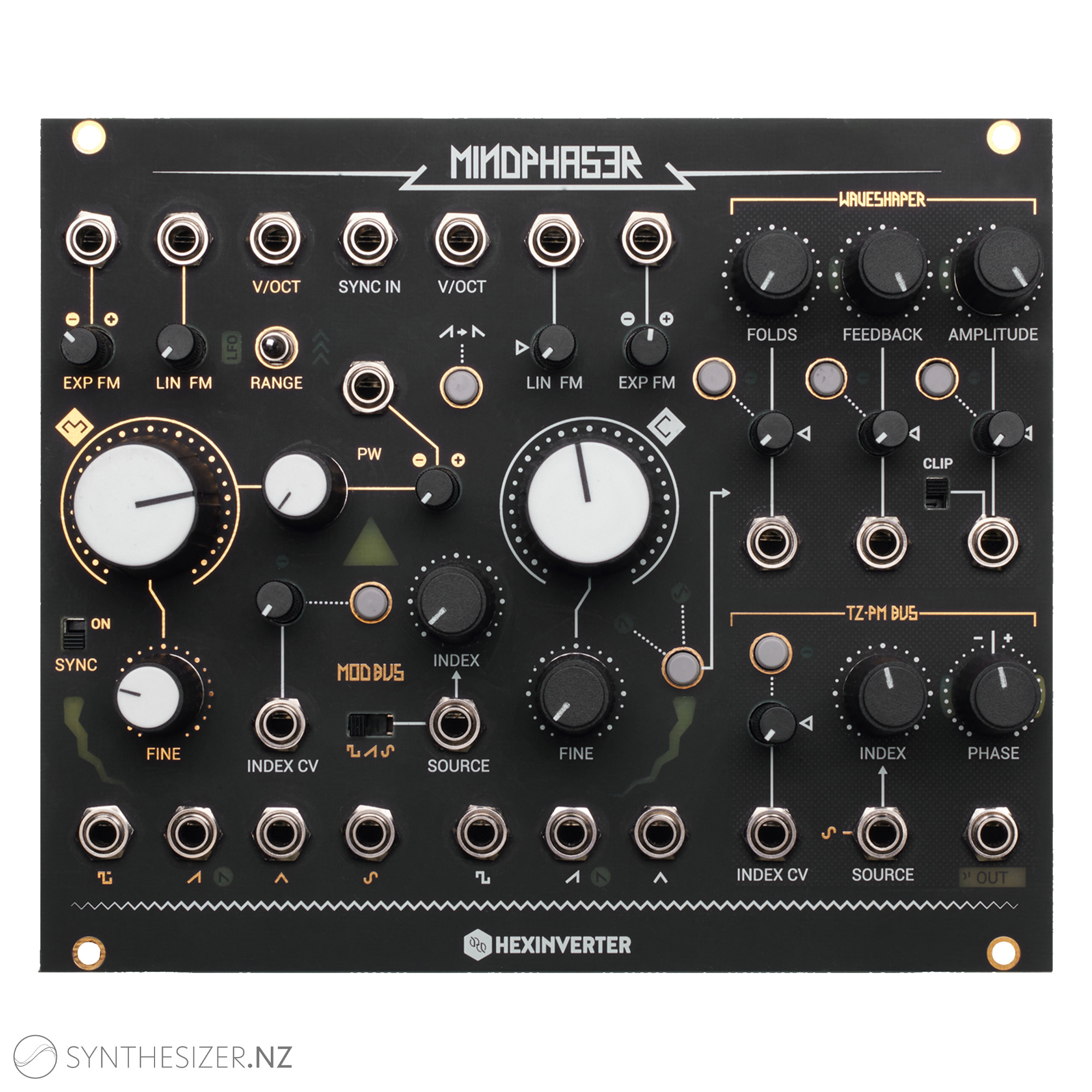 Hexinverter Mindphaser a complex oscillator for eurorack modular ...