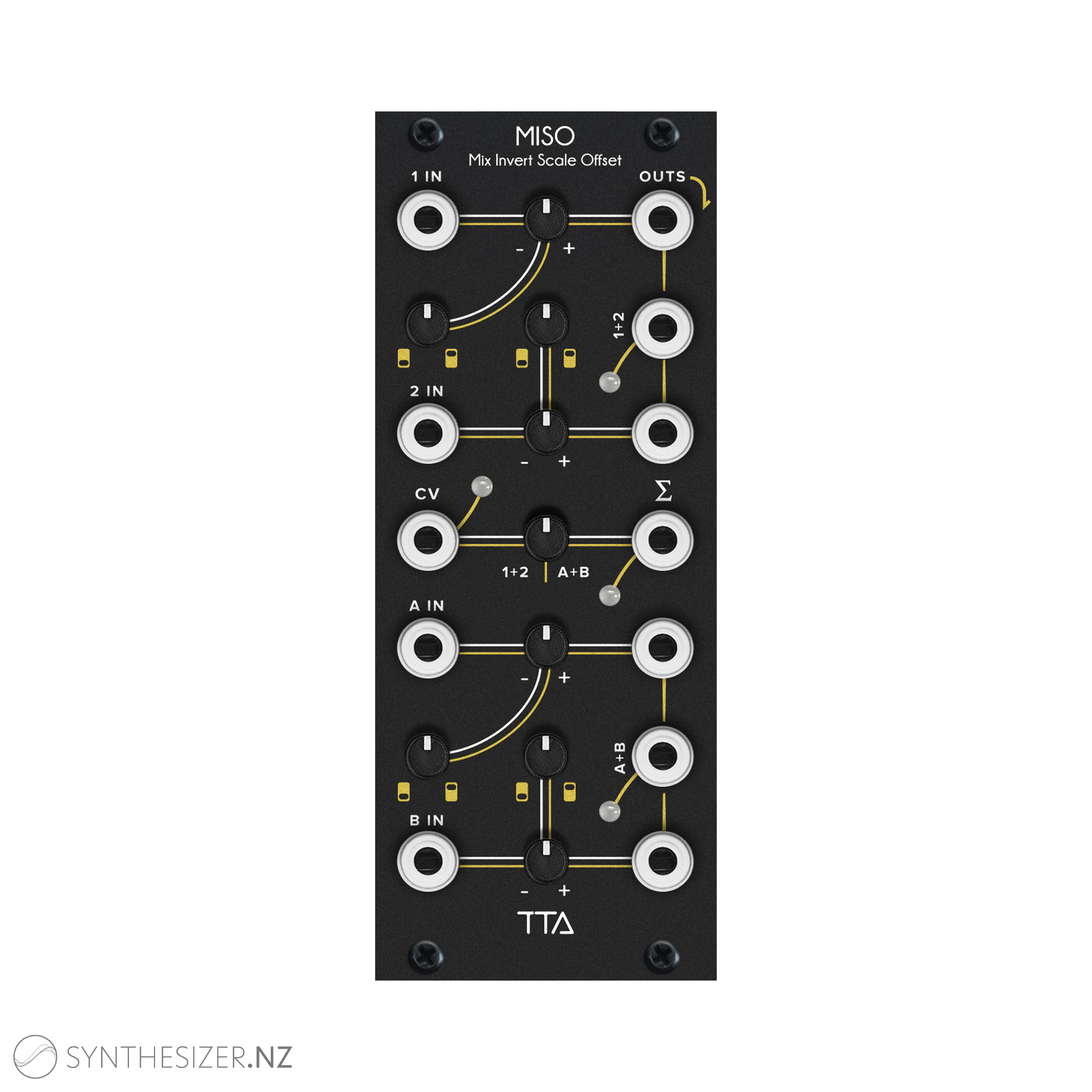 TipTop Audio Miso synthesizing control voltage signals and audio ...