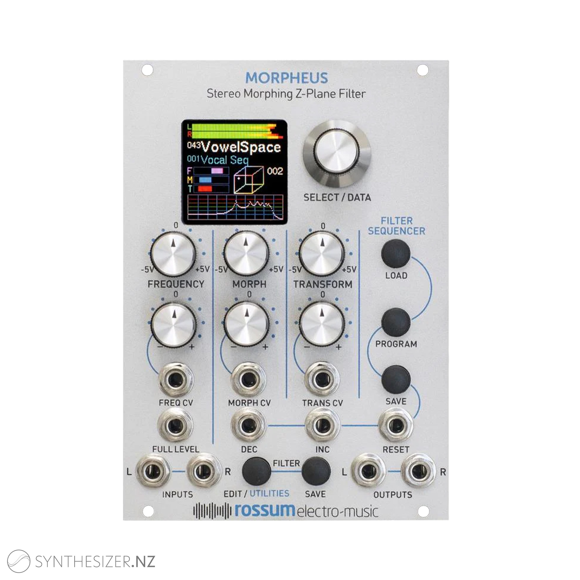 Rossum Electro Morpheus digital filter eurorack module - Synthesizer ...