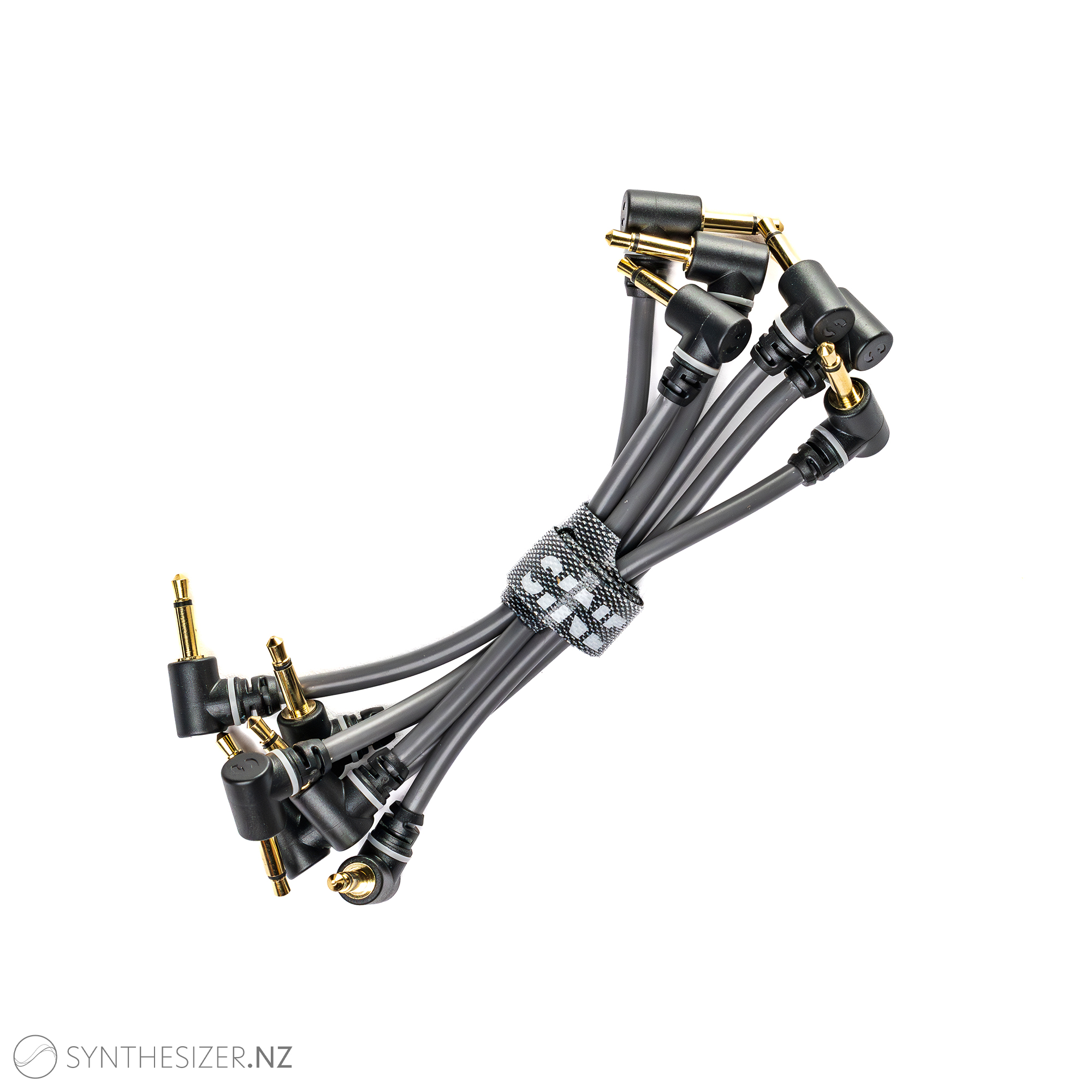 Sine Cables 3.5mm Angled & PVC (Dk. Grey) - Synthesizer New Zealand