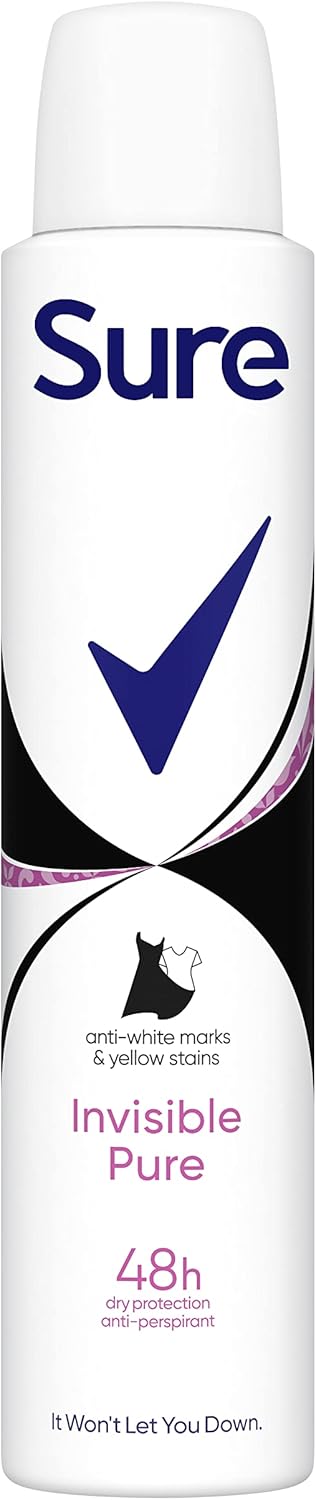 Sure Women Anti-perspirant Deodorant Invisible Pure, EAN: undefined