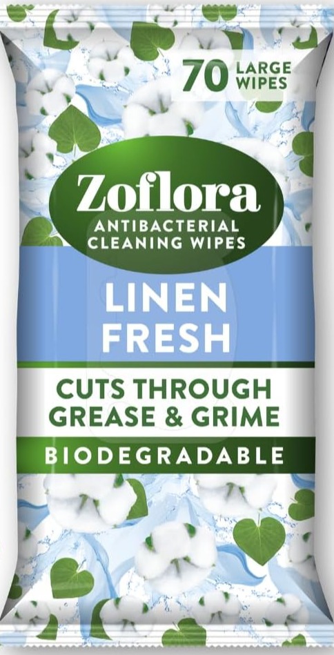Zoflora Antibacterial Wipes Linen Fresh, EAN: undefined